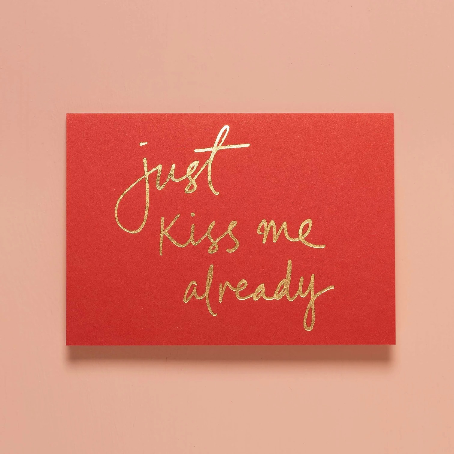 Just Kiss Me Already Scarlet Red Gabrielle Celine